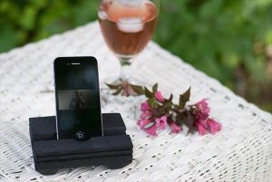 Rustic Pallet Cell Phone Holder