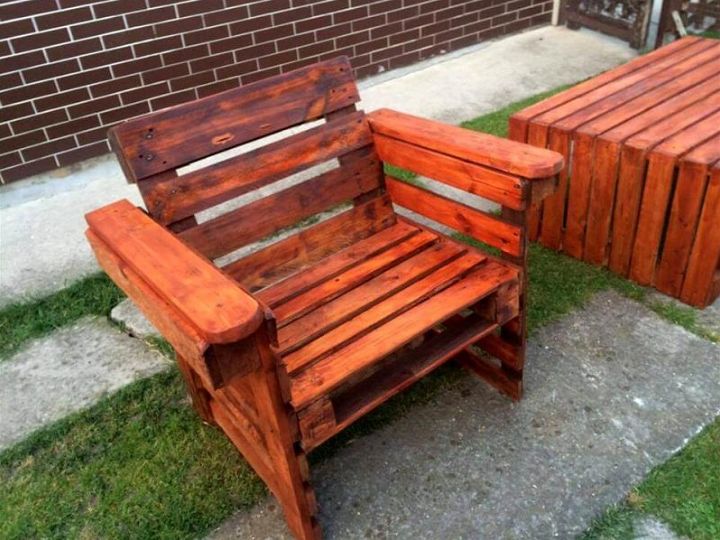 DIY Pallet Outdoor Furniture Remodeling