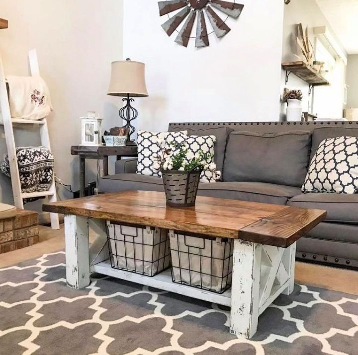30 Rustic DIY Farmhouse Table Plans (Free PDF Plan)