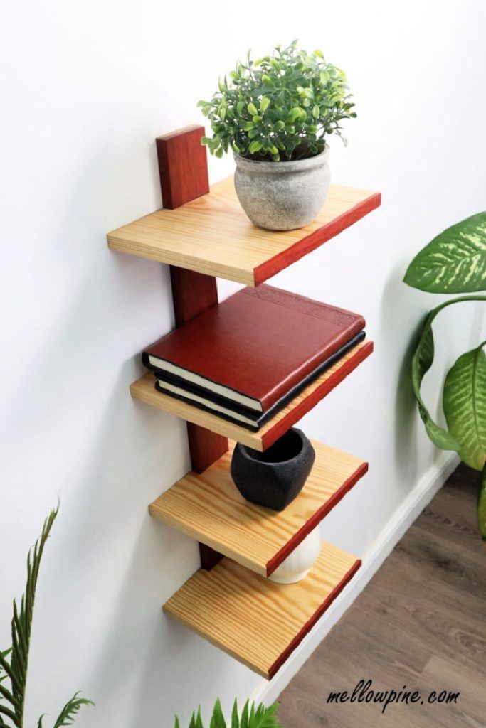 30 DIY Bookshelf Ideas with Free Plans - Pallet Ideas