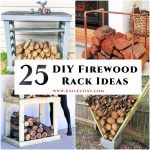 25 Homemade DIY Firewood Rack Plans for Storage